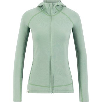 Ulvang Alltime Bridge Hoodie Full Zip Midlayer Jacket Women - Granite Green