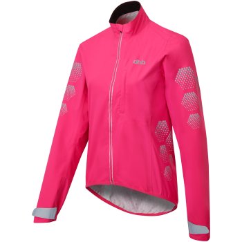 dhb Flashlight Waterproof Jacket Women - UK 8 | XS - pink glow | BIKE24