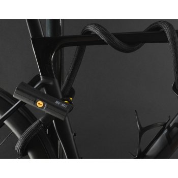 tex–lock eyelet inkl. D-Lock - 160 cm - onyx black | BIKE24