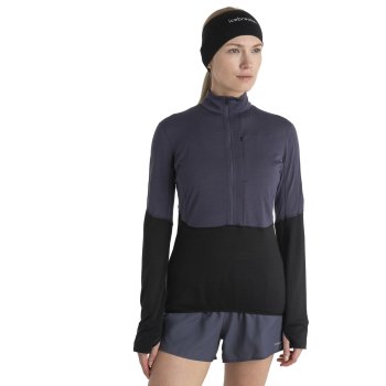 Icebreaker 200 Realfleece™ Descender Long Sleeve Half Zip Top Women ...