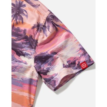 Loose Riders Party Shirt Men - Sunset Palms Yellow | BIKE24