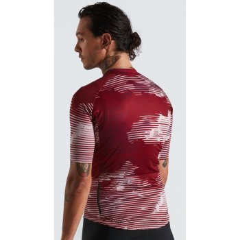 Specialized SL Blur Short Sleeve Jersey Men - maroon | BIKE24