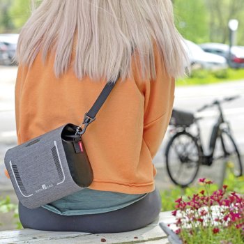 KLICKfix Baggy Mini Waterproof 0270MW Handlebar Bag - 2L - grey | BIKE24