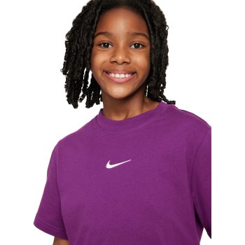 Nike Sportswear Shortsleeve Shirt Big Kids - viotech/white DH5750-503 ...