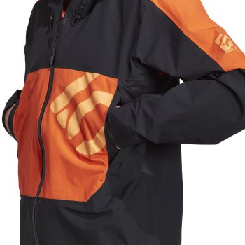 Five Ten All-Mountain Rain Jacket Men - Black / Semi Impact Orange | BIKE24
