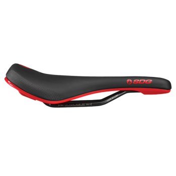 SDG Bel-Air 3.0 MAX MTB Saddle - Lux Alloy - black/red | BIKE24