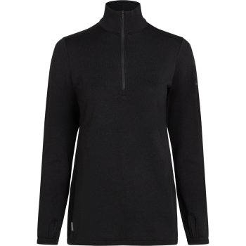Icebreaker Merino 300 Original Half Zip Pullover Damen - Schwarz | BIKE24