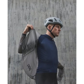 POC The Supreme Regenjas Heren - 1043 Sylvanite Grey | BIKE24