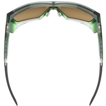 Uvex mtn style CV Bril - green matt fade/colorvision mirror green | BIKE24