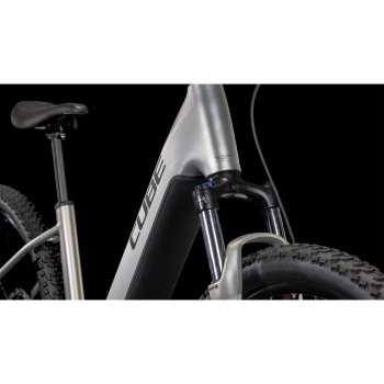 CUBE REACTION HYBRID ONE 800 - Tiefeinstieg E-Mountainbike - 2025 - silver / black