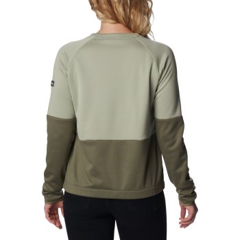 Columbia Windgates Crew Fleece Pullover Women - Safari/Stone Green | BIKE24