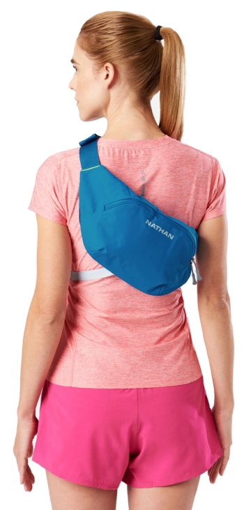 Nathan Sports Run Sling 2L Running Backpack - Black/Ribbon Red | BIKE24