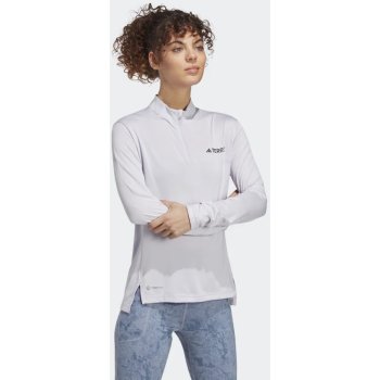 adidas TERREX Multi Half-Zip Long-Sleeve Top Women - silver dawn HM4015