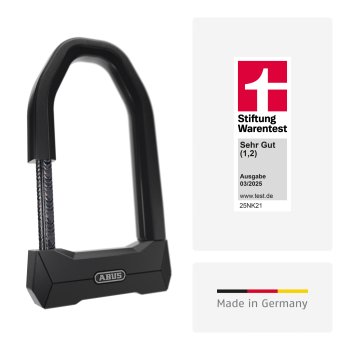 ABUS Antivol U - Granit Super Extreme 2500 - 230x102mm - 165HB230 - BIKE24