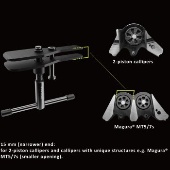 Birzman Double-Ended Piston Pusher - black/silver | BIKE24