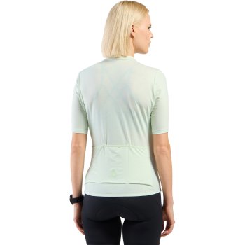 Odlo Essentials Half-Zip Cycling Jersey Women - ambrosia | BIKE24