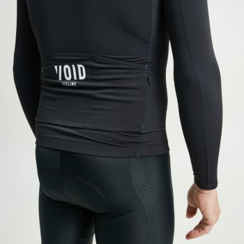 VOID Cycling Pure 2.0 Long Sleeve Cycling Jersey Men - Black | BIKE24
