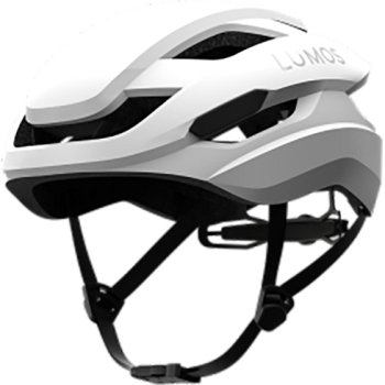 Lumos Ultra Fly Helmet + Firefly Helmet Light - Phantom White | BIKE24
