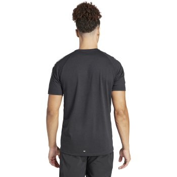 adidas Own The Run 3-Stripes Tee Men - black IQ3834 | BIKE24