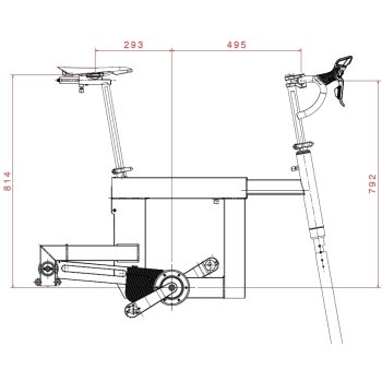 Elite Square Smart Frame - Indoor Bike - black | BIKE24