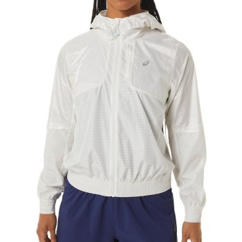 asics Nagino Hardlopen Jas Dames - cream | BIKE24