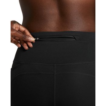 Nike Leggings 7/8 Femme - Fast Mid-Rise - black/cool grey FB4656-010 ...