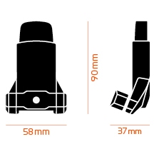 Fidlock Push Saddle Base - black | BIKE24