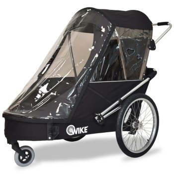 Wike Special Needs Bike Trailer - Includes Stroller and Jogging Kit - black