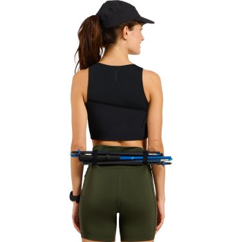 Odlo X-Alp Cargo Tank Crop Trailrunning-top dames - black | BIKE24