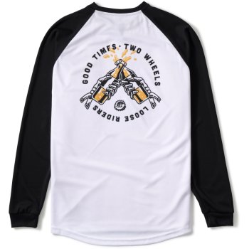 Loose Riders Grip It! Long Sleeve Jersey Men - Good Times White | BIKE24