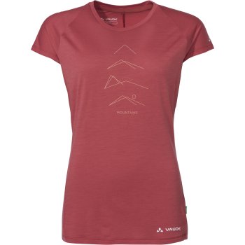 Vaude Tekoa Wool T-Shirt Women - brick | BIKE24