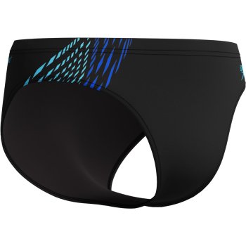 Speedo Tech Panel 7cm Swim Briefs Men - black/cobalt pop | BIKE24