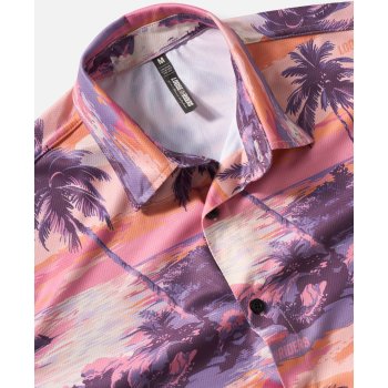 Loose Riders Party Shirt Men - Sunset Palms Yellow | BIKE24