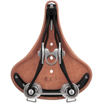 Brooks B66 Bend Leather Saddle - brown | BIKE24