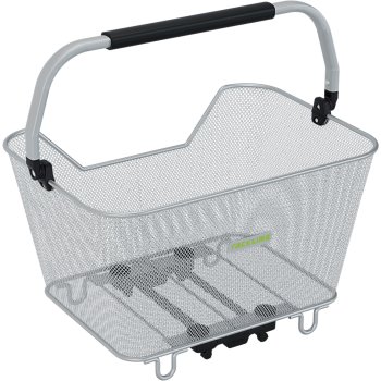 Racktime BASKIT Deluxe 2.0 Carrier Basket 23L - Silver | BIKE24