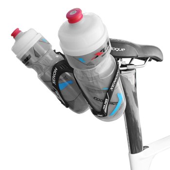 XLAB Mini Wing 105 Bottle Cage Set - black | BIKE24