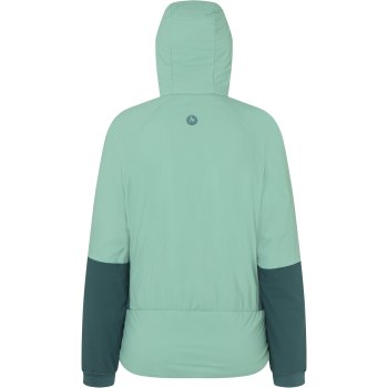 Marmot Novus LT Hybrid Hooded Jacket Women - blue agave/dark jungle | BIKE24