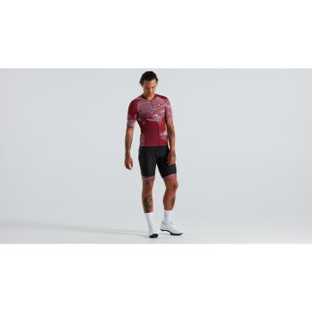 Specialized SL Blur Short Sleeve Jersey Men - maroon | BIKE24