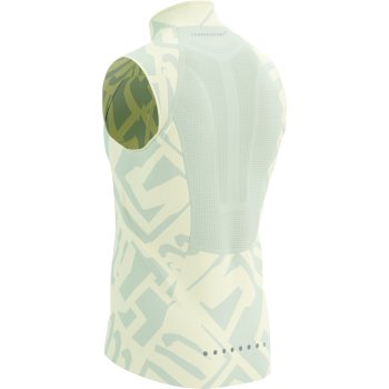 Compressport Hurricane Windproof Vest Men - sugar swizzle/ice flow ...
