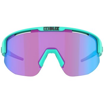 Bliz Matrix Glasses - Matt Turquoise / Begonia - Violet With Blue Multi