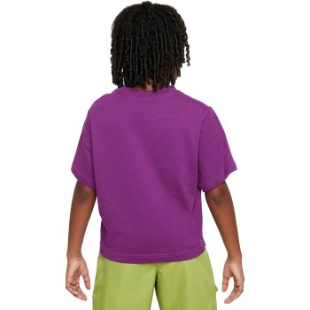 Nike Sportswear Shortsleeve Shirt Big Kids - viotech/white DH5750-503 ...