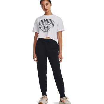 Under Armour UA Rival Fleece Joggers Women - Black/White | BIKE24
