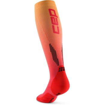 CEP Core Run Edt. Gradient Tall Compression Socks Men - red/marigold fade