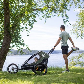 Hamax Jogger Kit - Outback/Outback One - Incl. Brake - Black | BIKE24