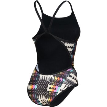 arena Allover Super Fly Back Swimsuit Women - Black-Multi | BIKE24