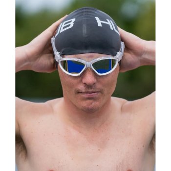 HUUB Design Manta Ray Mask Goggle - Photochromatic - white/gold mirror ...