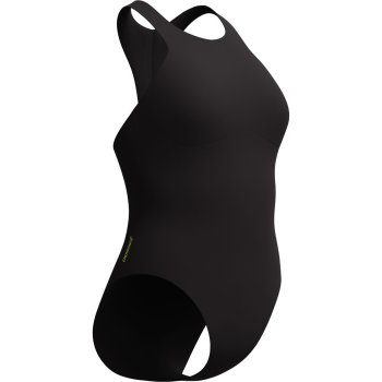 Speedo Racer Zip Swimsuit with Built in Swim Bra Women - anthracite ...