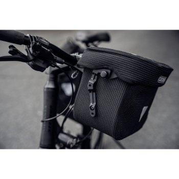 ORTLIEB Ultimate Six High Visibility - Handlebar Bag - 6.5L - black reflective