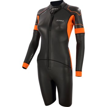 Zone3 Women's Versa Wetsuit - black/orange/gunmetal - BIKE24