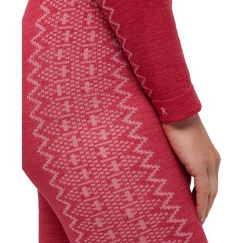 Falke Wool-Tech Trend 3/4 Tights Women - red 8644 | BIKE24